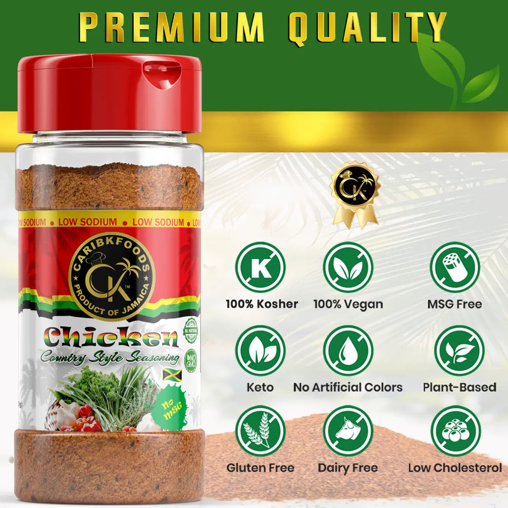 Kosher Chicken Seasoning - Caribbean Spice Blend - Flavorful Chicken ...