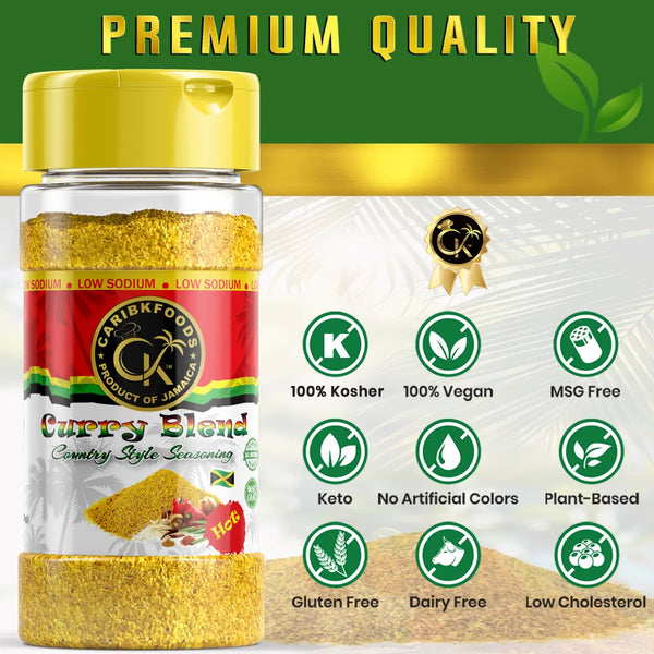 Kosher Hot Curry - Caribbean Spice Blend - Spicy Curry Seasoning ...